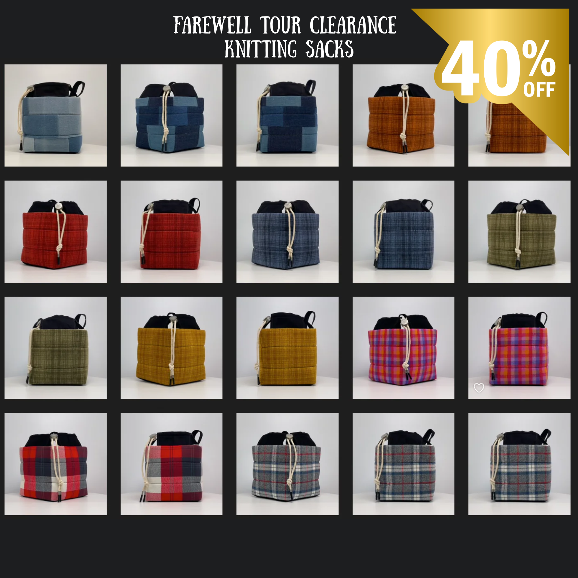 Knitting Sacks – Fiber Hustle